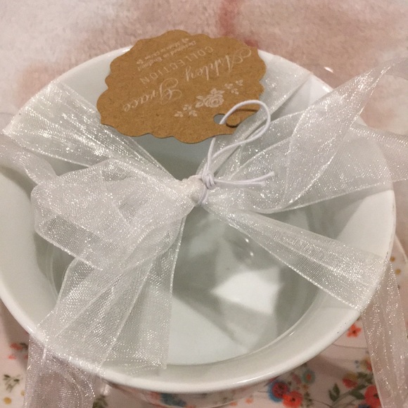 Kent Pottery | Kitchen | Pink Floral Ceramic Tea Cup Saucer Set Ashley ...